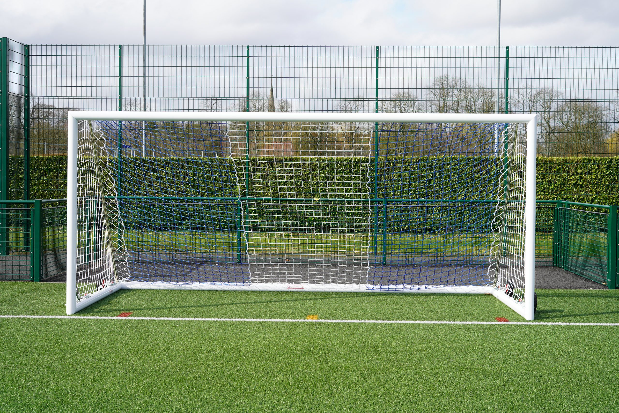 21x7ft Vertical Football Box Goal Nets - Knotless