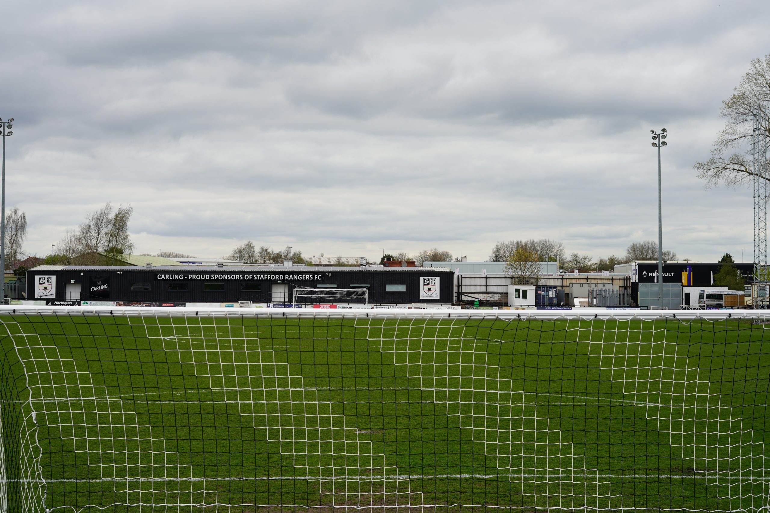 24x8ft Diagonal Football Box Goal Nets - Knotless