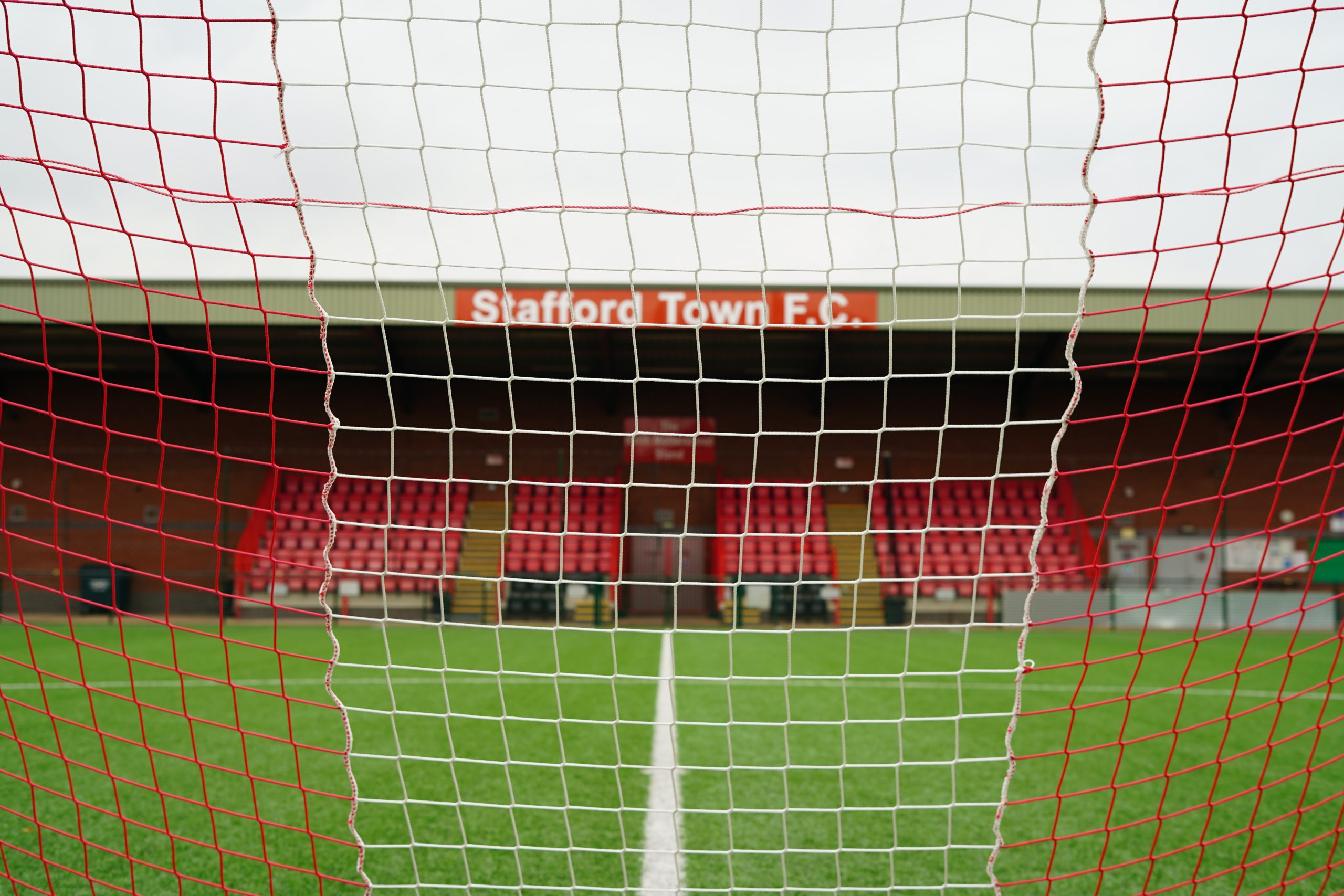 24x8ft Hexagonal Vertical Two Colour Socketed Box Nets - Stadium