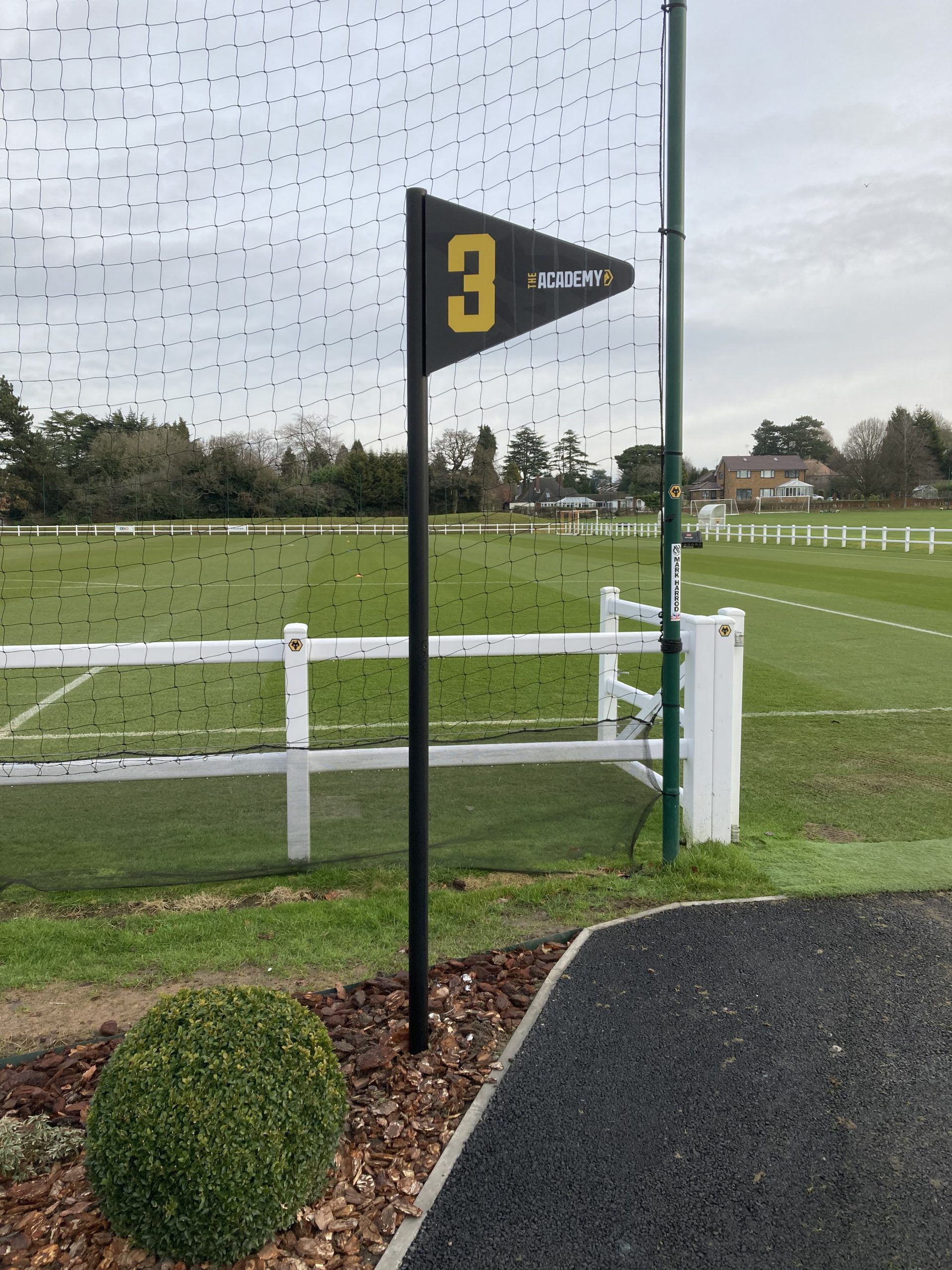 Steel Pitch Marker Sign - Mark Harrod Ltd.
