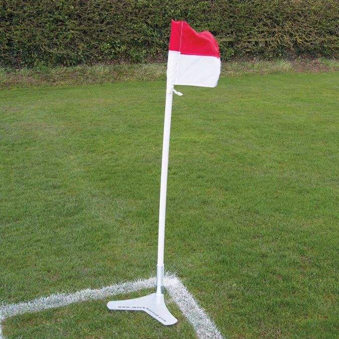 Two Colour Corner Flags - Mark Harrod Ltd.