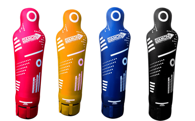 Giant Air Mannequin® Red - Blue - Yellow Black - Mark Harrod Ltd.