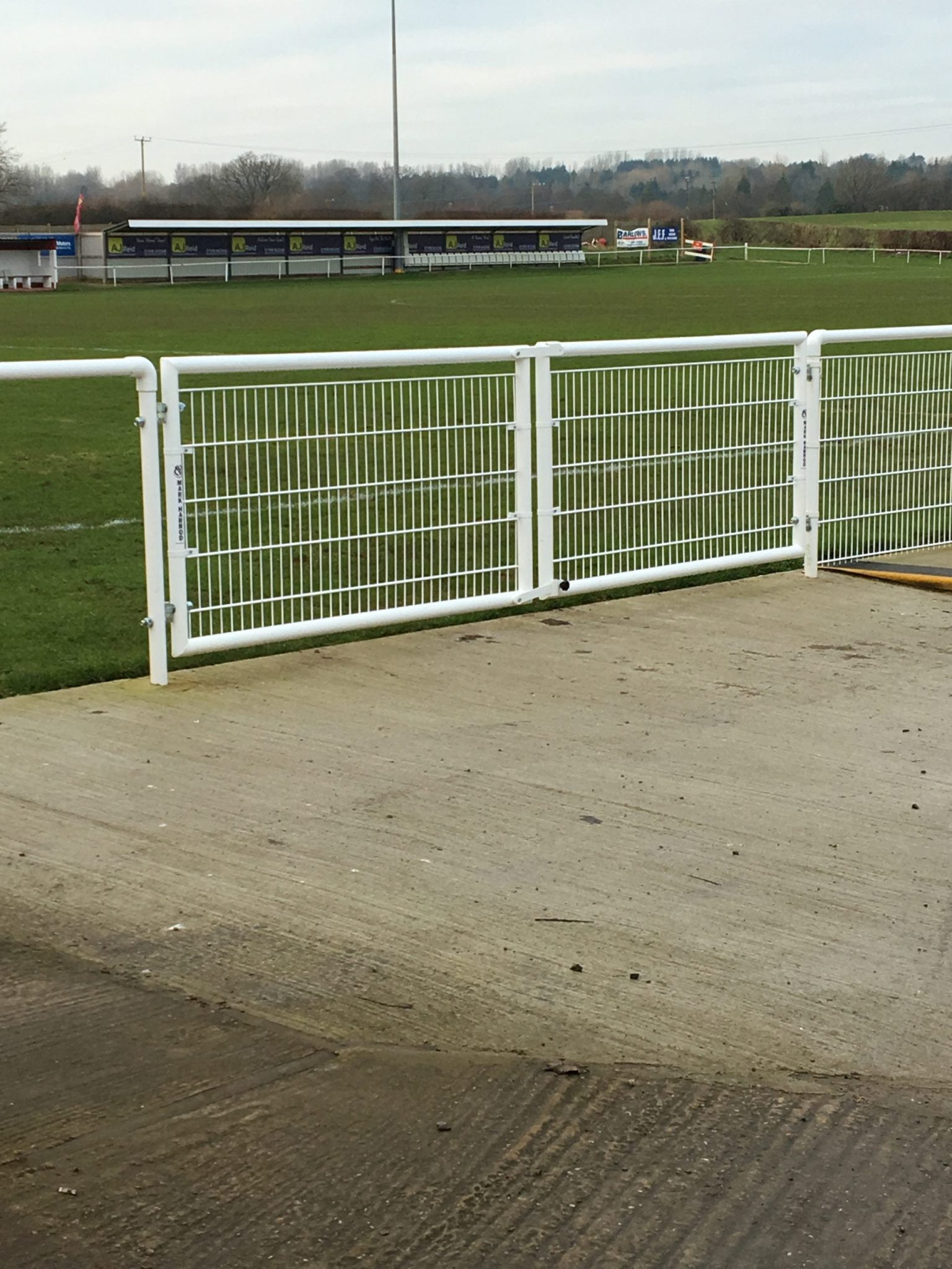 Premium Spectator Barrier - Steel - Mark Harrod Ltd.