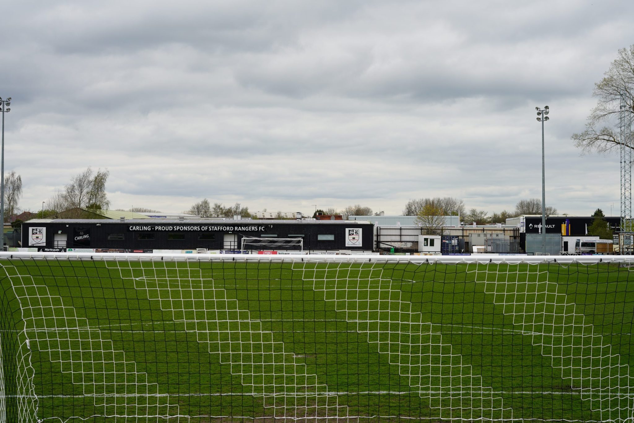 24x8ft Diagonal Football Box Goal Nets - Knotless