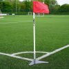 Premium Spring Back Corner Flag Base Package - freestand x 4 - Mark Harrod Ltd.