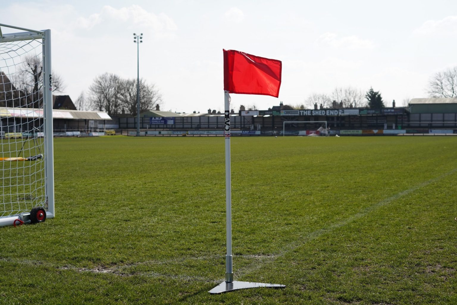 Premium Spring Back Corner Flag Base Package - freestand x 4 - Mark Harrod Ltd.