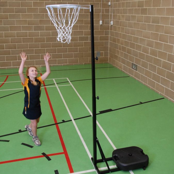 Junior Freestanding Netball Post - Mark Harrod LTD