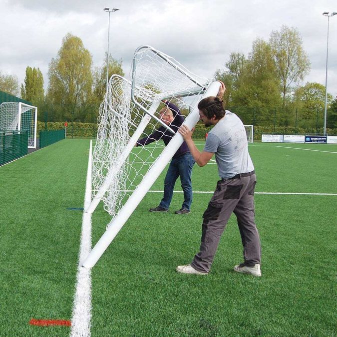 12x6ft Premium Quick Release – Aluminium Goal Package - Mark Harrod Ltd.