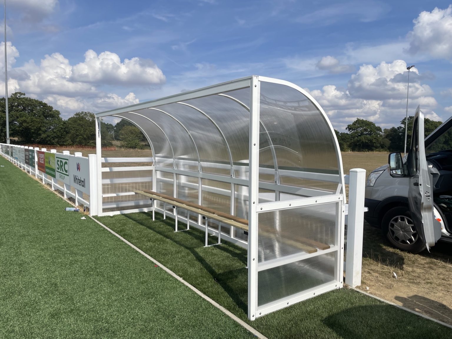 Shelters With Wooden Seating