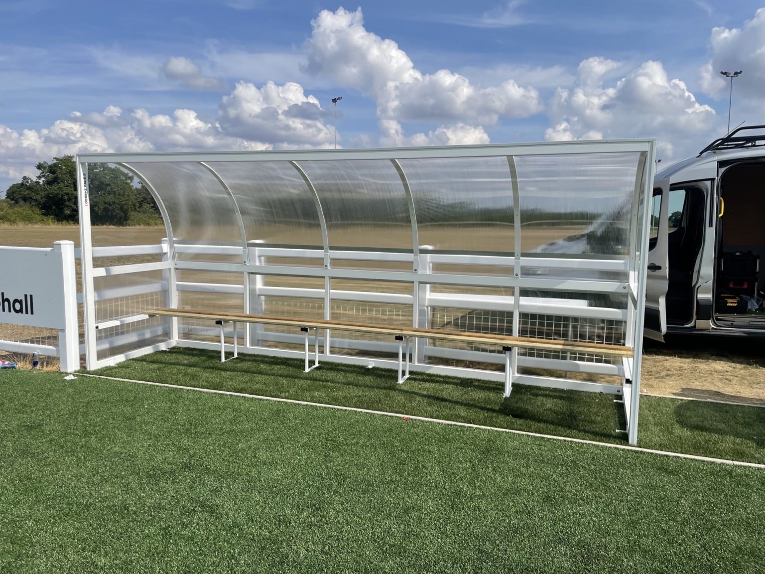 Shelters With Wooden Seating