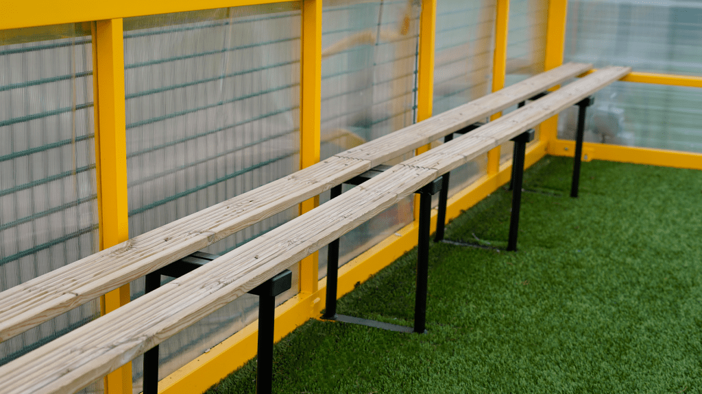 Shelters With Wooden Seating