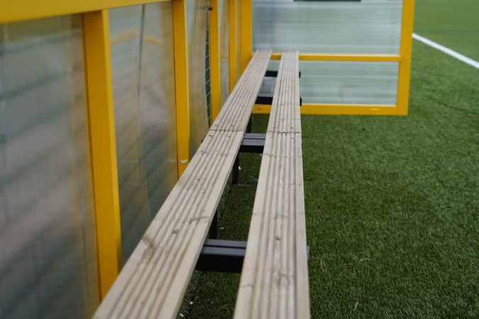Shelters With Wooden Seating