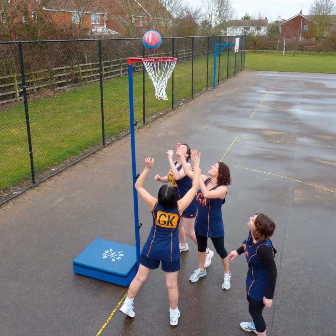 Compact Netball Basketball Hoop - Freestanding 540 Stadia Sports