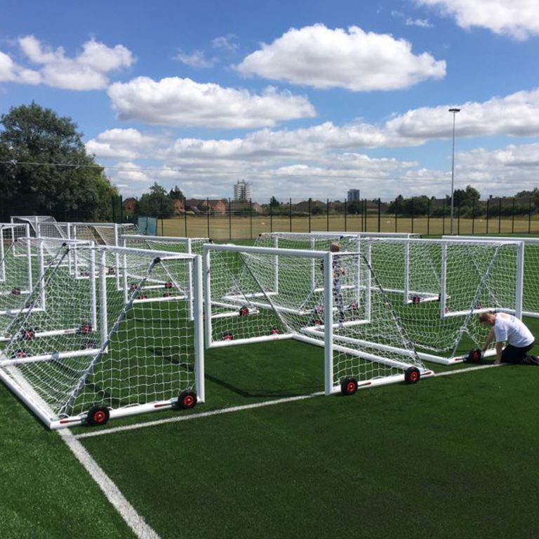 12x6ft Easylift Portable Goals - Self Weighted Aluminium Package - Mark ...