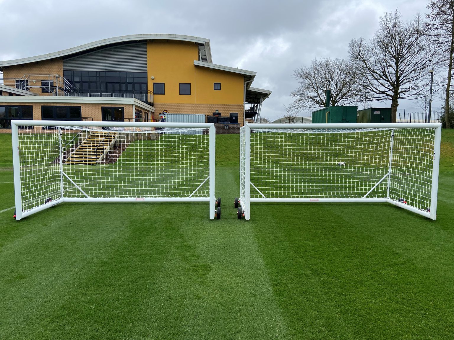 12x6ft Easylift Club Box Goals – Self Weighted Aluminium Package - Mark ...