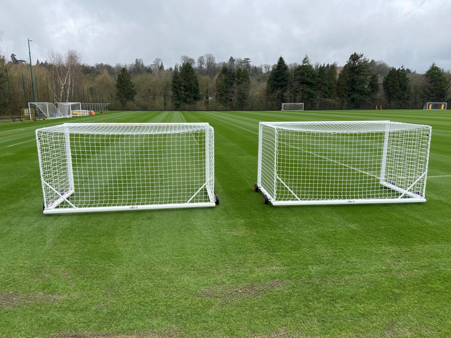 12x6ft Easylift Club Box Goals – Self Weighted Aluminium Package - Mark ...