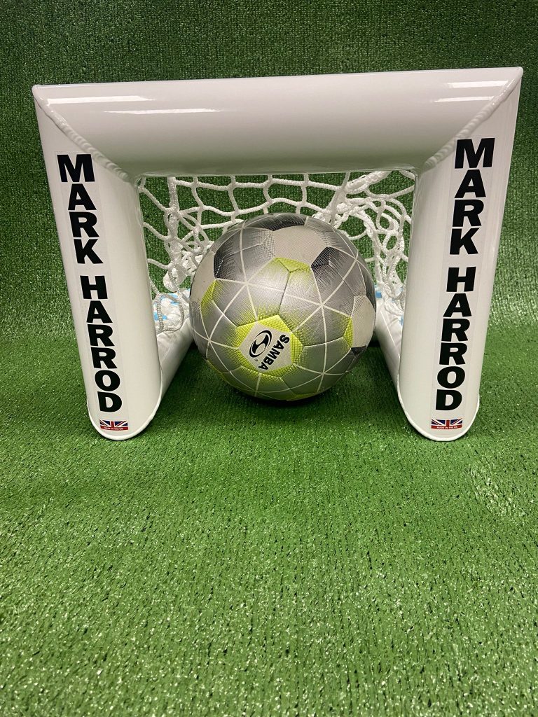 Worlds Smallest Football Goal - Mark Harrod Ltd.